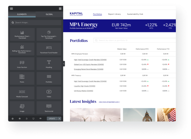 Investor Portals | Kurtosys